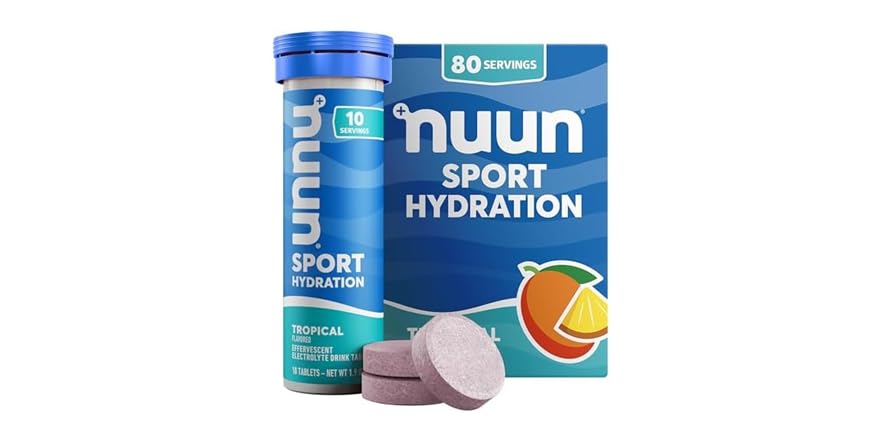 10-PK Nuun Sport Electrolyte Tabs- Choose Flavor