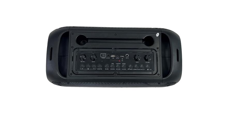 KODAK 6.5" Double-Woofer Party Speaker w/ Mic