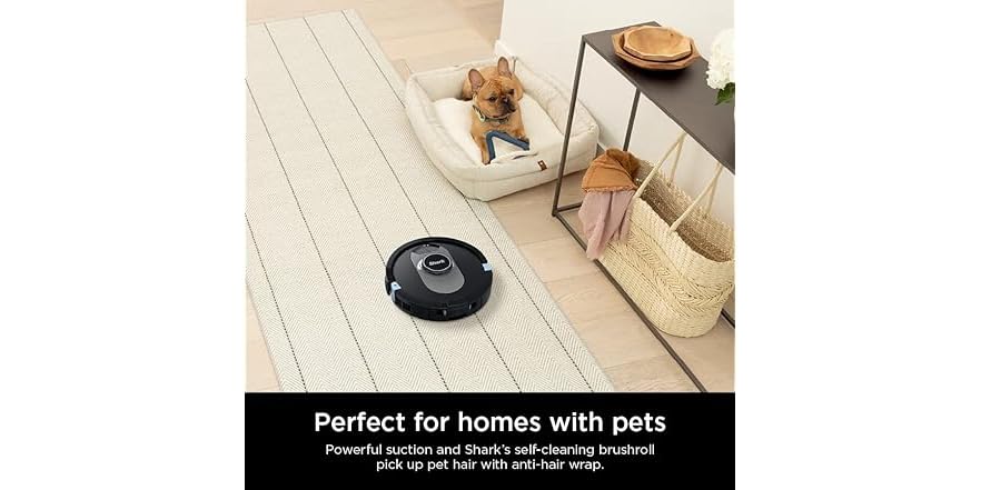 Shark RV2502AE AI Ultra Robot Vacuum with XL HEPA Self-Empty Base, Bagless