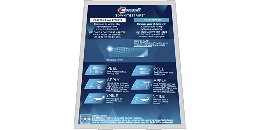 Crest 3DWhitestrips Professional Effects