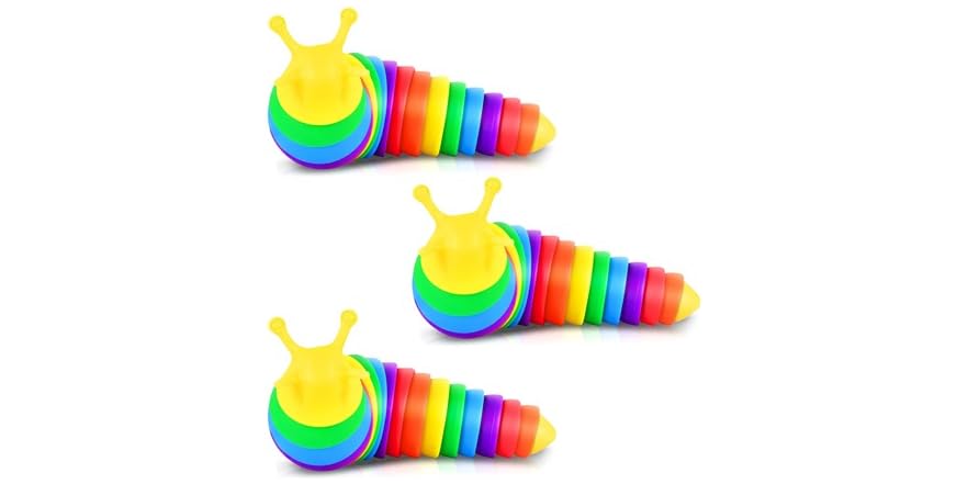 7" Wiggle Sensory Slug Toy