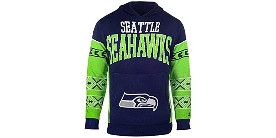 Seattle Seahawks Hooded Sweater, MD