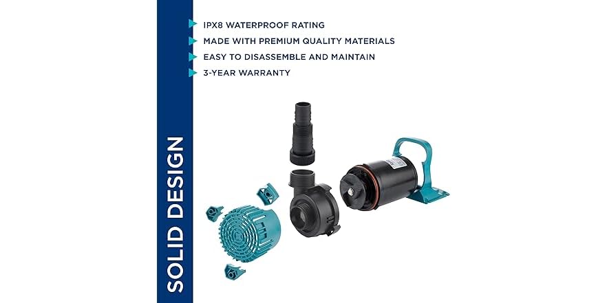 Alpine Corporation 3000 GPH Vortex Pumps