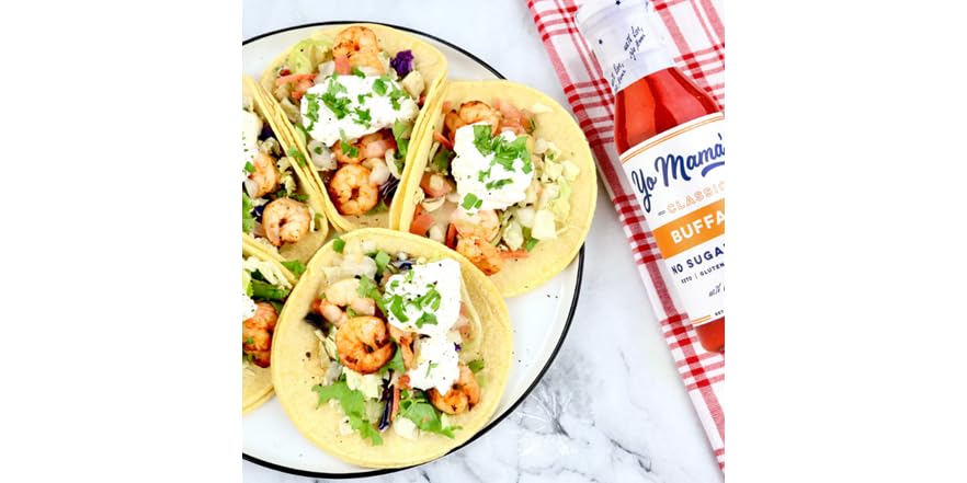 (4 Pack) Yo Mama’s Hot Buffalo Sauce