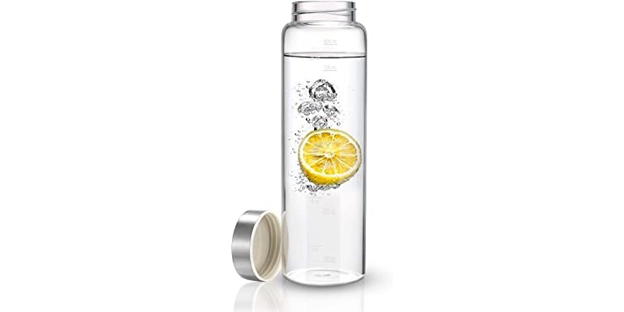 Glass Water Bottle & Protection Sleeve