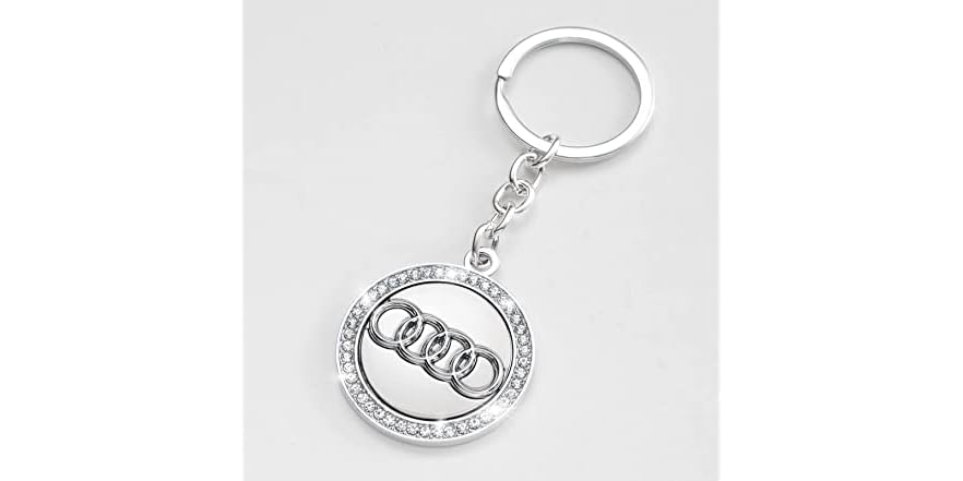 Audi logo key chain
