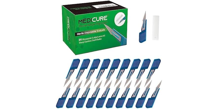 Medicure Disposable Scalpels-Multi Sizes