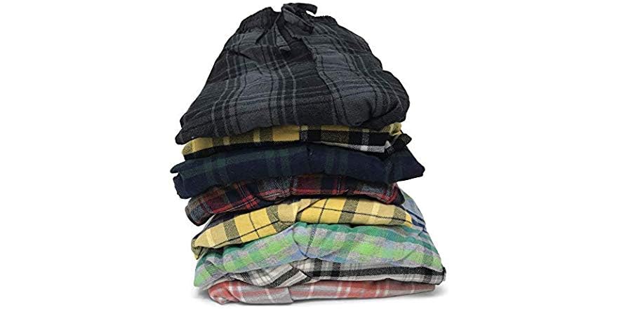 ANDREW SCOTT Mens 3 Pack Pajama Pants