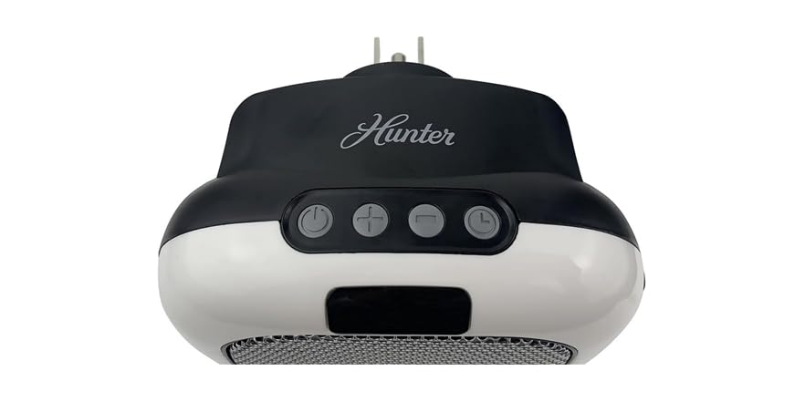 Hunter Set of 2 Wall Outlet Space Heaters