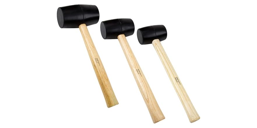 3-pc. Rubber Mallet Set
