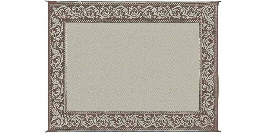 Stylish Camping 9-Feet x 12-Feet RV Patio Mat