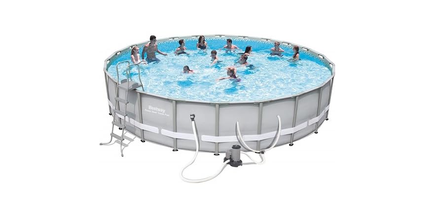 Power Steel Frame Pool Set 22' x 52"