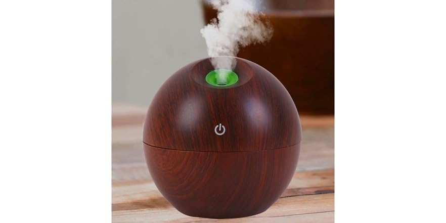 Ultrasonic Mocha Grain Mini Cool Mist Diffuser