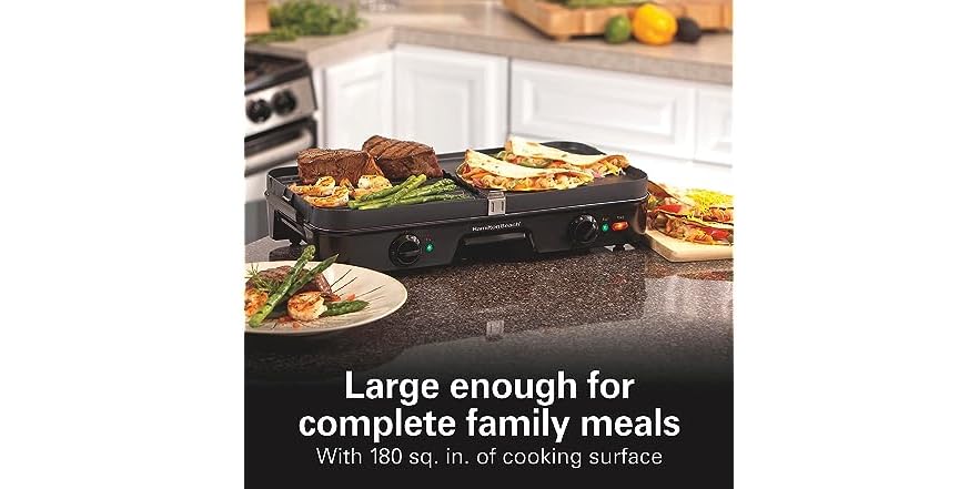 Hamilton Beach 3-in-1 Electric Indoor Grill