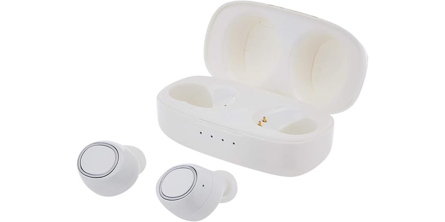 AmazonBasics Ultra-Light True Wireless Bluetooth Earbuds