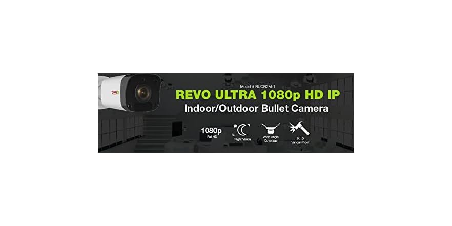 Revo America Ultra 16Ch. 4TB HDD 4K IP NVR Surveillance System