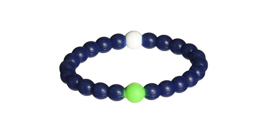 SEATTLE SEAHAWKS Team Logo Bead Bracelet