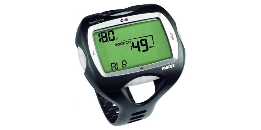 Mares Nemo Wide Dive Computer Silver / Black