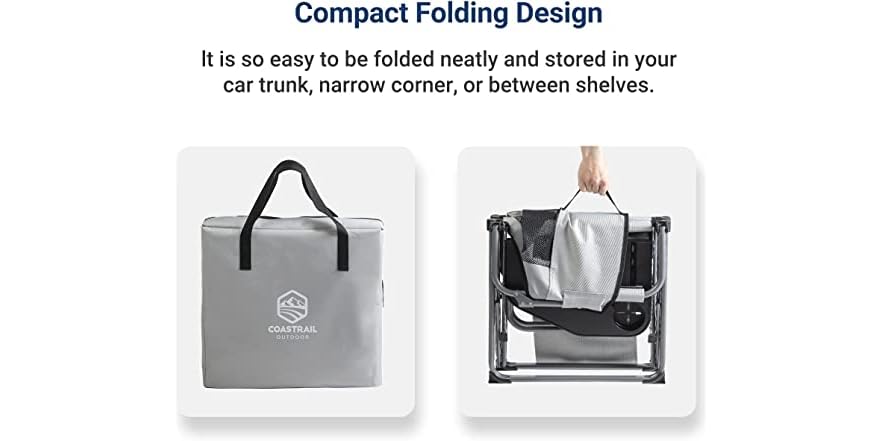 Coastrail Outdoor Compact Director Chair