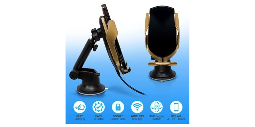 Tech Theory Motion Activated Wireless Charging Dash Mount