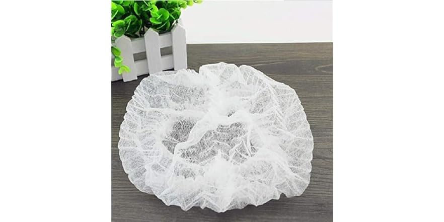 IndiaBigShop White Mob Caps 18" 200 pcs