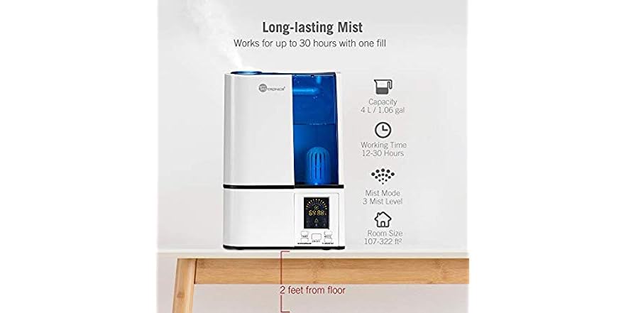 TaoTronics Cool Mist Humidifier