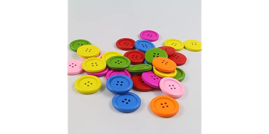 4 Holes Mixed Color Buttons