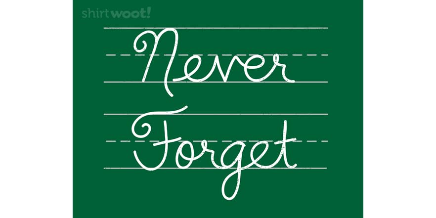 Cursive - Never Forget Remix