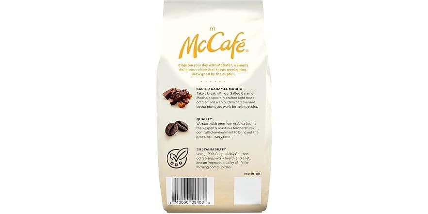 (6 Pack) McCafe Salted Caramel Mocha Ground 11 oz