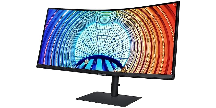 Samsung 34" Black Viewfinity S65UA UWQHD Curved Monitor