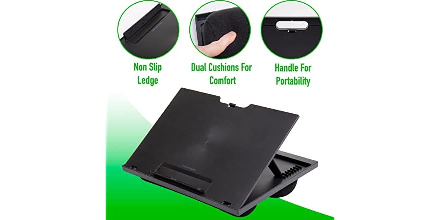 Mind Reader Lap Desk Black