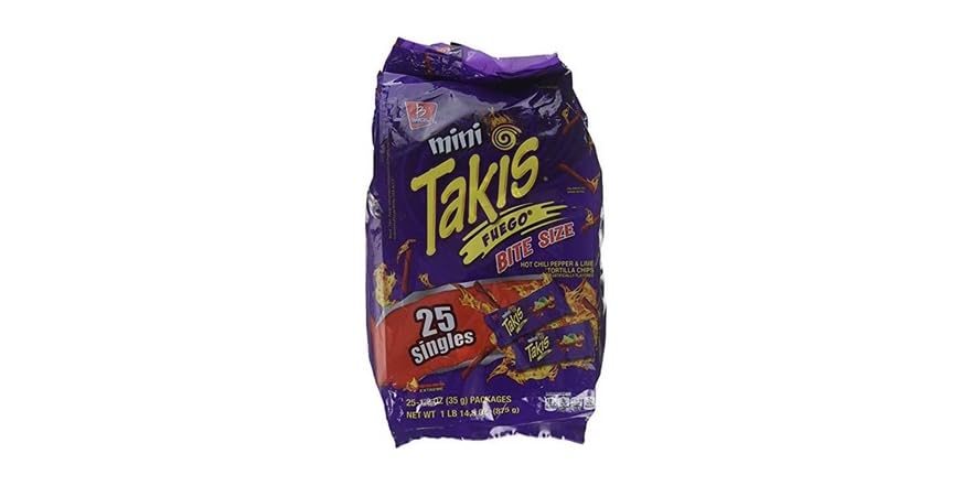 Mini Takis Fuego, 25 Piece Bag