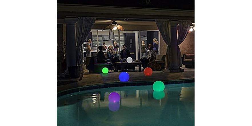 Solar Waterproof Color Changing Globe