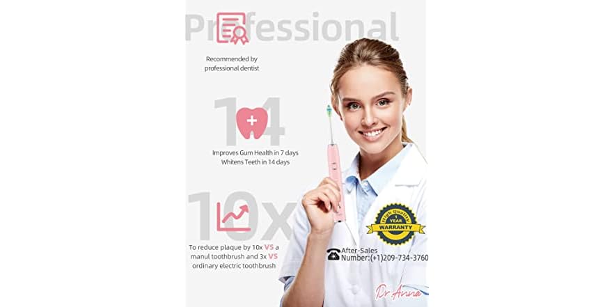 7AM2M Sonic Electric Toothbrush