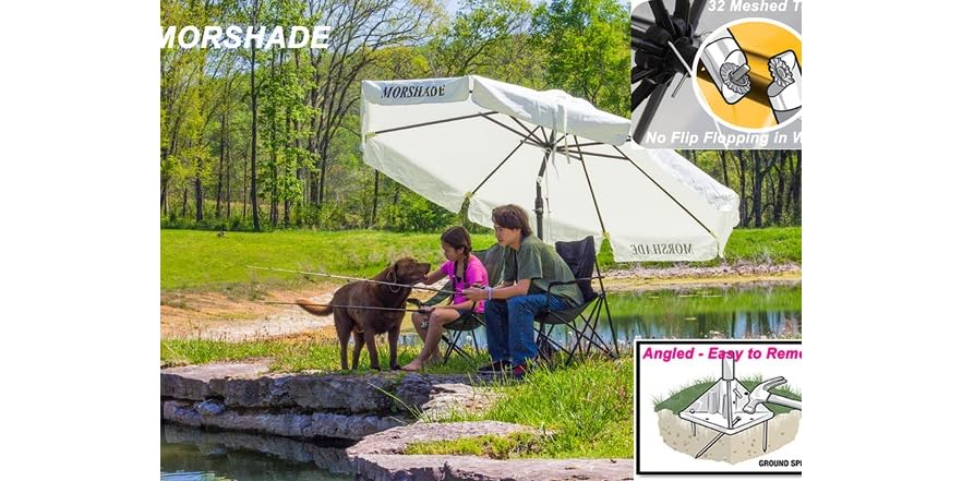 Morshade 180 Patio Beach & Portable Stable Shade