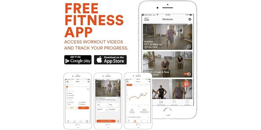 FITT Cube HIIT Machine - 2 Cords & 3 Bands (Open Box)