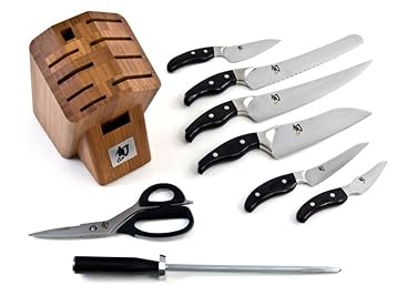 Shun Ken Onion 9 Piece Knife Block Set