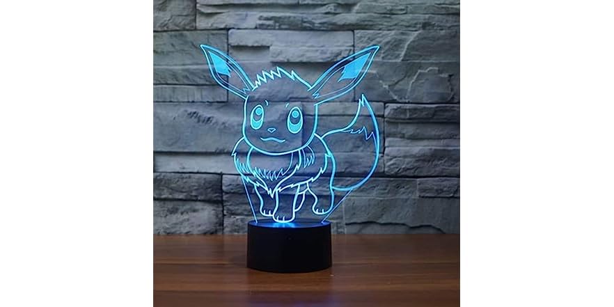 IKEY 3D Illusion LED Night Light (Eevee)