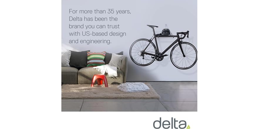 Delta Foldable Single Bike Rack w/Shelf