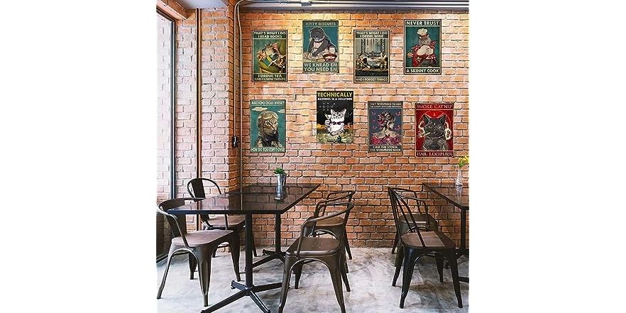 Metal Tin Sign Breathless Pinup Girl