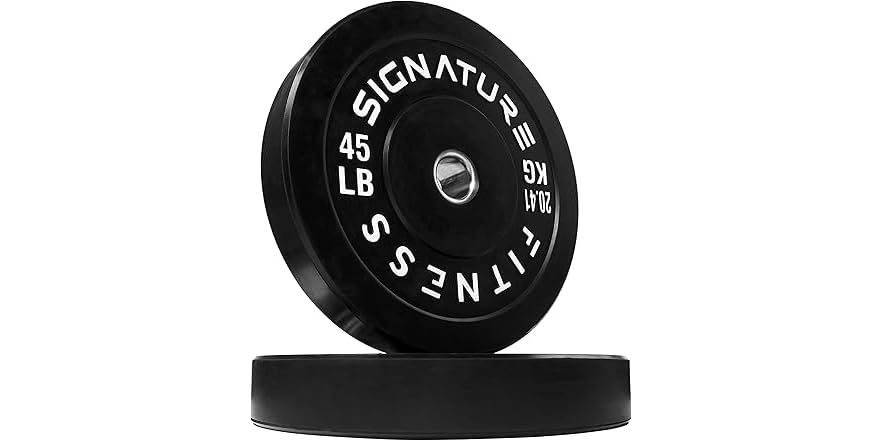 Fitvids Olympic Bumper Plates 45lb Pair