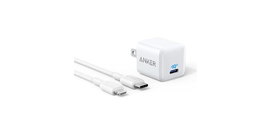 Anker 20W USB-C Charging Block w/Cable