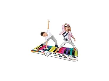 Rainbow Colours Fun Giant Piano Mat for Kids