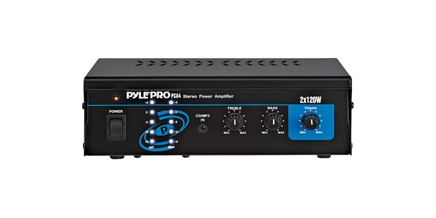 Mini 2x120 Watt Stereo Power Amplifier