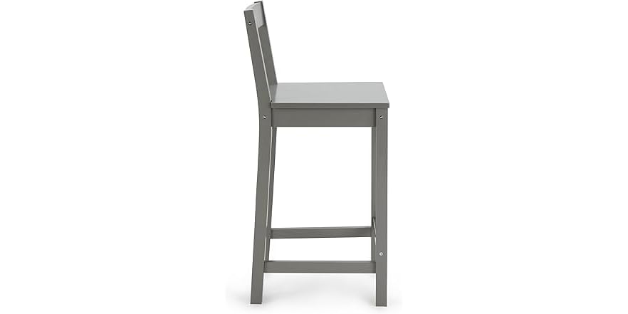 Amazon Basics Wooden Bar Stool with Back