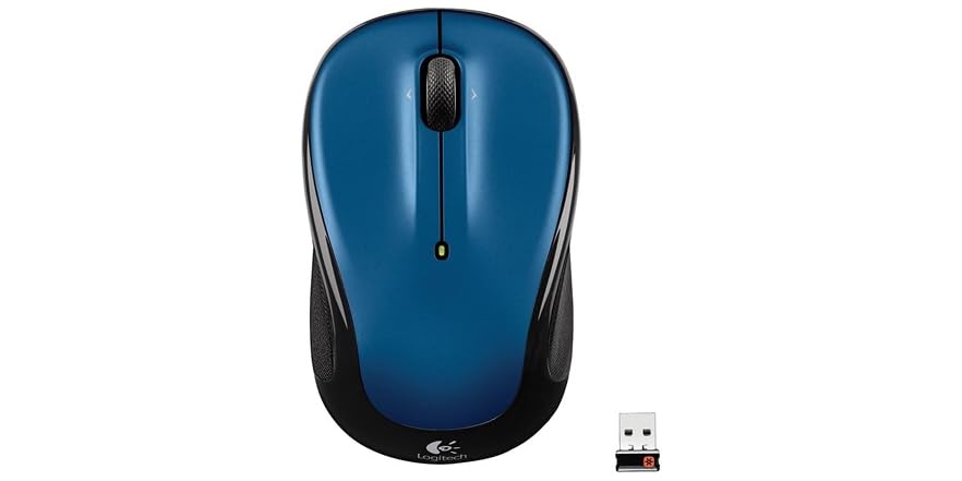 Logitech M325 Compact Wireless Mouse (Blue)