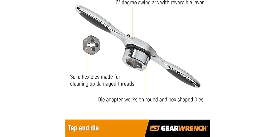 GEARWRENCH 77pc SAE/Metric Tap and Die Set -3887