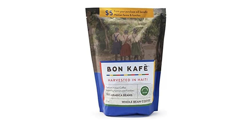 Bon Kafe Whole Arabica Beans, Medium Roast