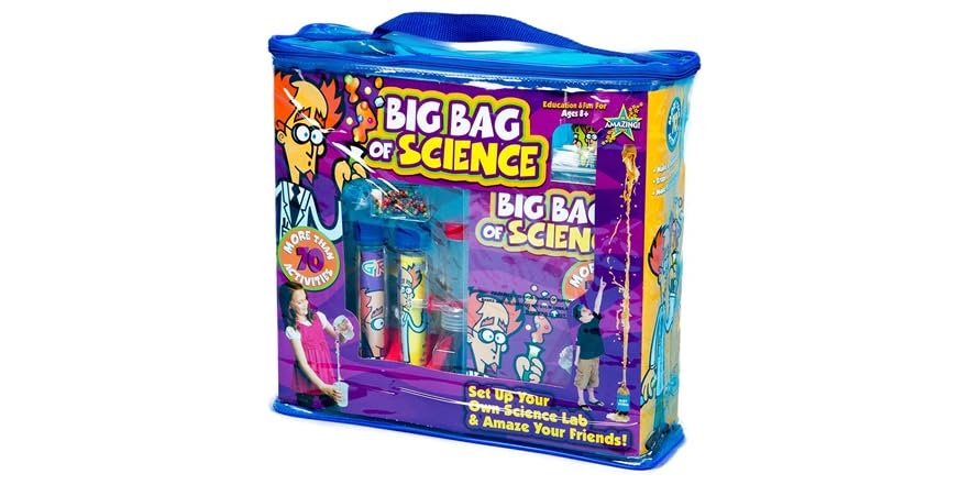 Be Amazing Toys Big Bag Of Science - 70 Activities