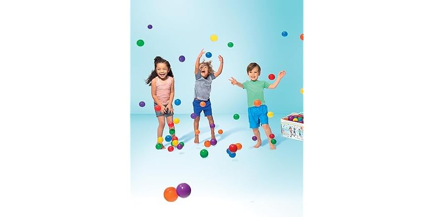 Intex Small Plastic Multi-Colored Fun Ballz